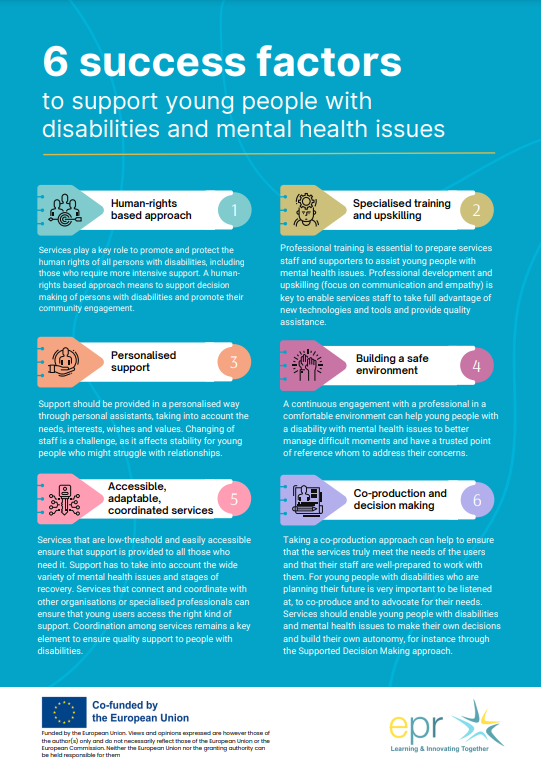 6 success factors to support young people with disabilities and mental ...