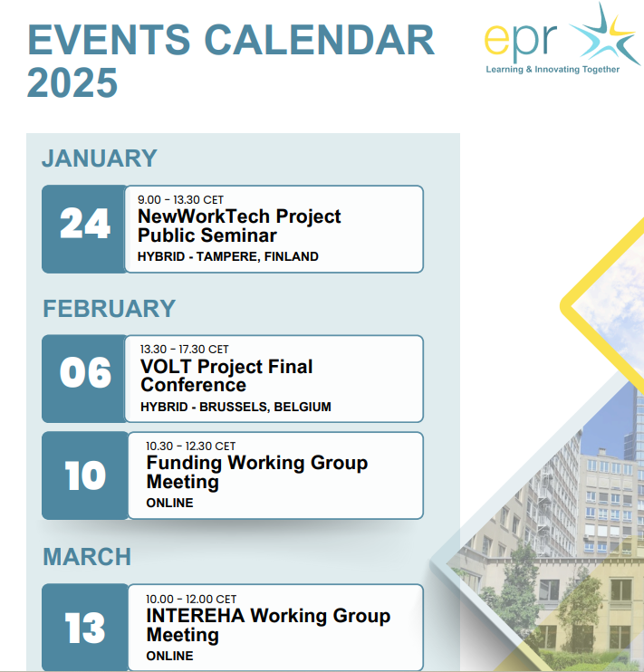 Calendar of EPR Events 2025 | EPR