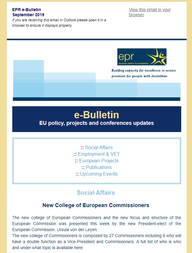 e-Bulletin | EPR